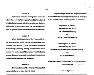 permenkeu 40 pmk.03.2010 E | PDF