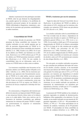 Trastorno por déficit de atención con hiperactividad (TDAH) y ...