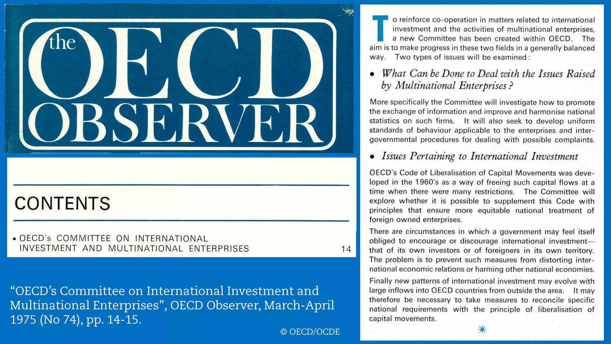 40 years of the OECD Guidelines for Multinational Enterprises: 1976 ...