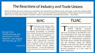 40 years of the OECD Guidelines for Multinational Enterprises: 1976 ...