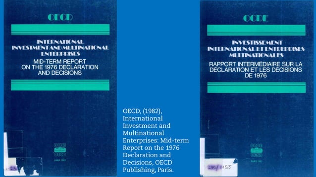 40 years of the OECD Guidelines for Multinational Enterprises: 1976 ...
