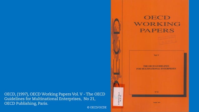 40 years of the OECD Guidelines for Multinational Enterprises: 1976 ...