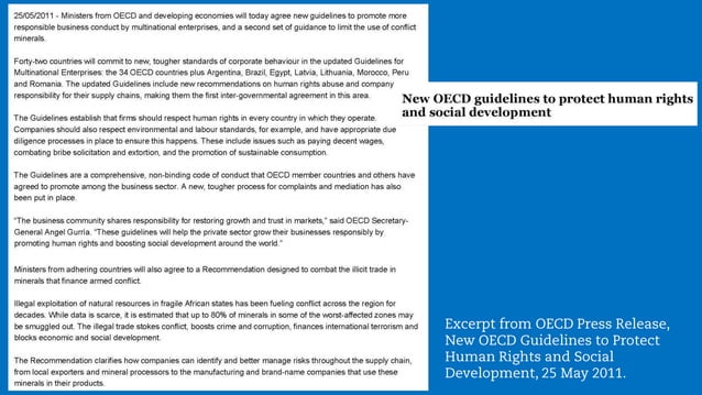 40 years of the OECD Guidelines for Multinational Enterprises: 1976 ...
