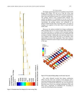 Bridge Grillage Analysis using Finite Element Methods | PDF