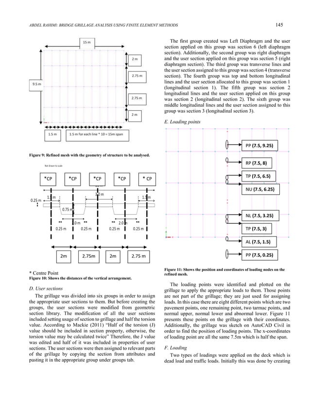 Bridge Grillage Analysis using Finite Element Methods | PDF
