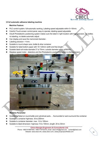 4000 bph complete mineral water production line cbecl | PDF