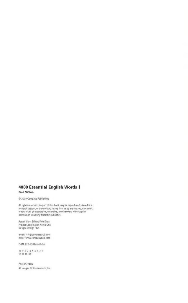 4000 essential english words book 1 | PDF