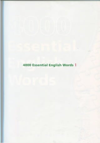 4000 essential english words book 1 | PDF