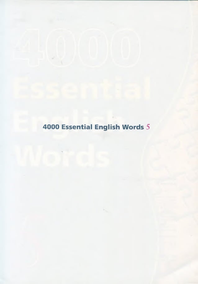 4000 essential english words book 5 | PDF