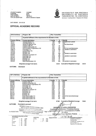 Degree and academic transcript | PDF