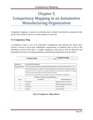40086768 competency-mapping | PDF | Resume Writing and Advice | Job Search