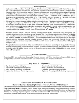 VP Insurance OperationsClaims-risk | DOCX