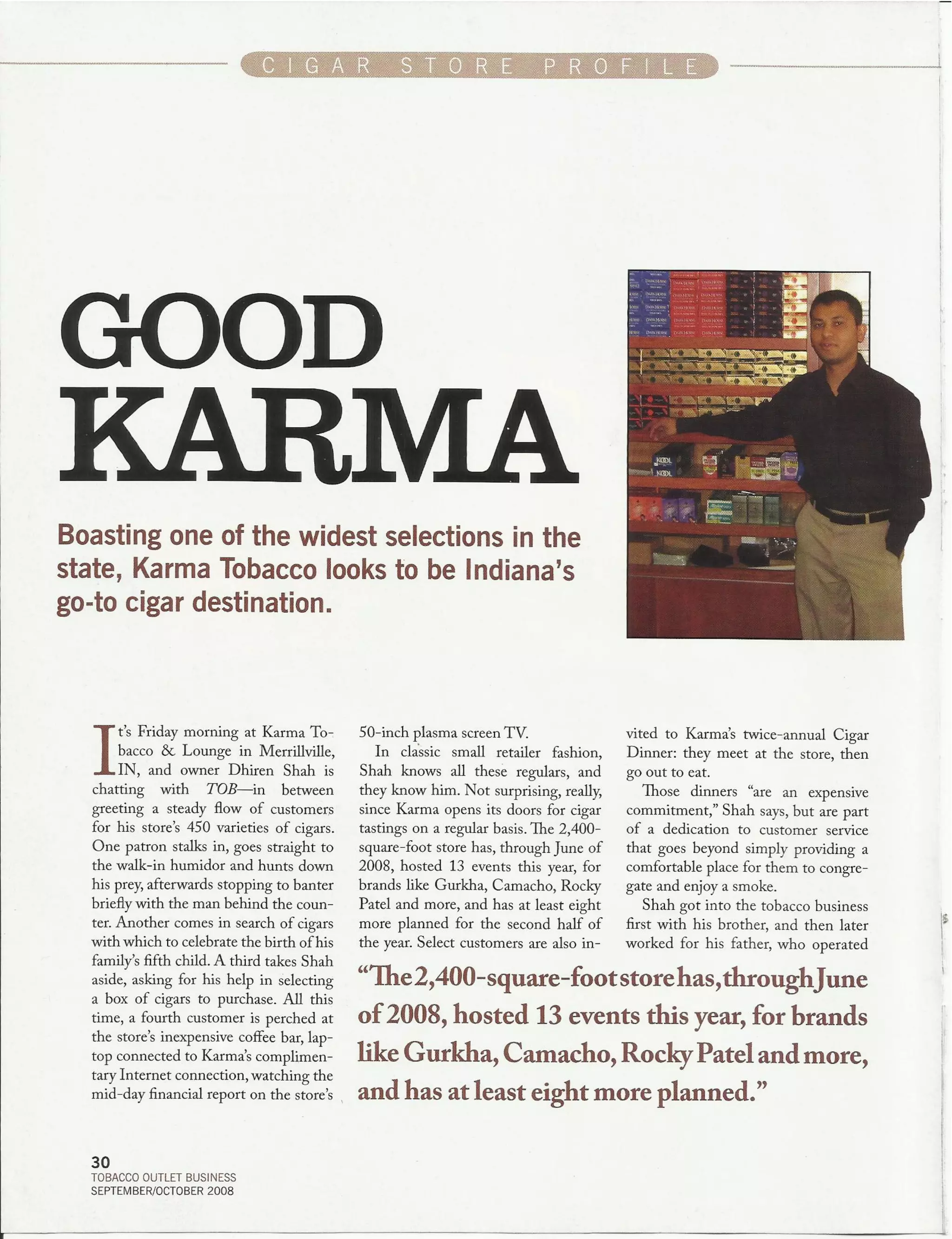 Tobacco outlet Magazine- Interview | PDF