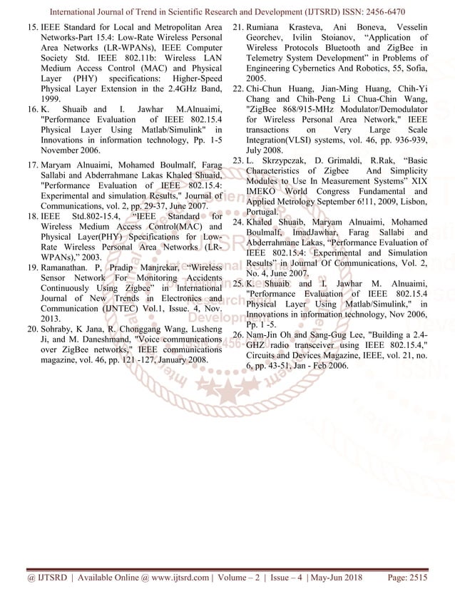Implementation of MSK Modulation Scheme for Zigbee System / IEEE 802.15.4 Physical Layer | PDF