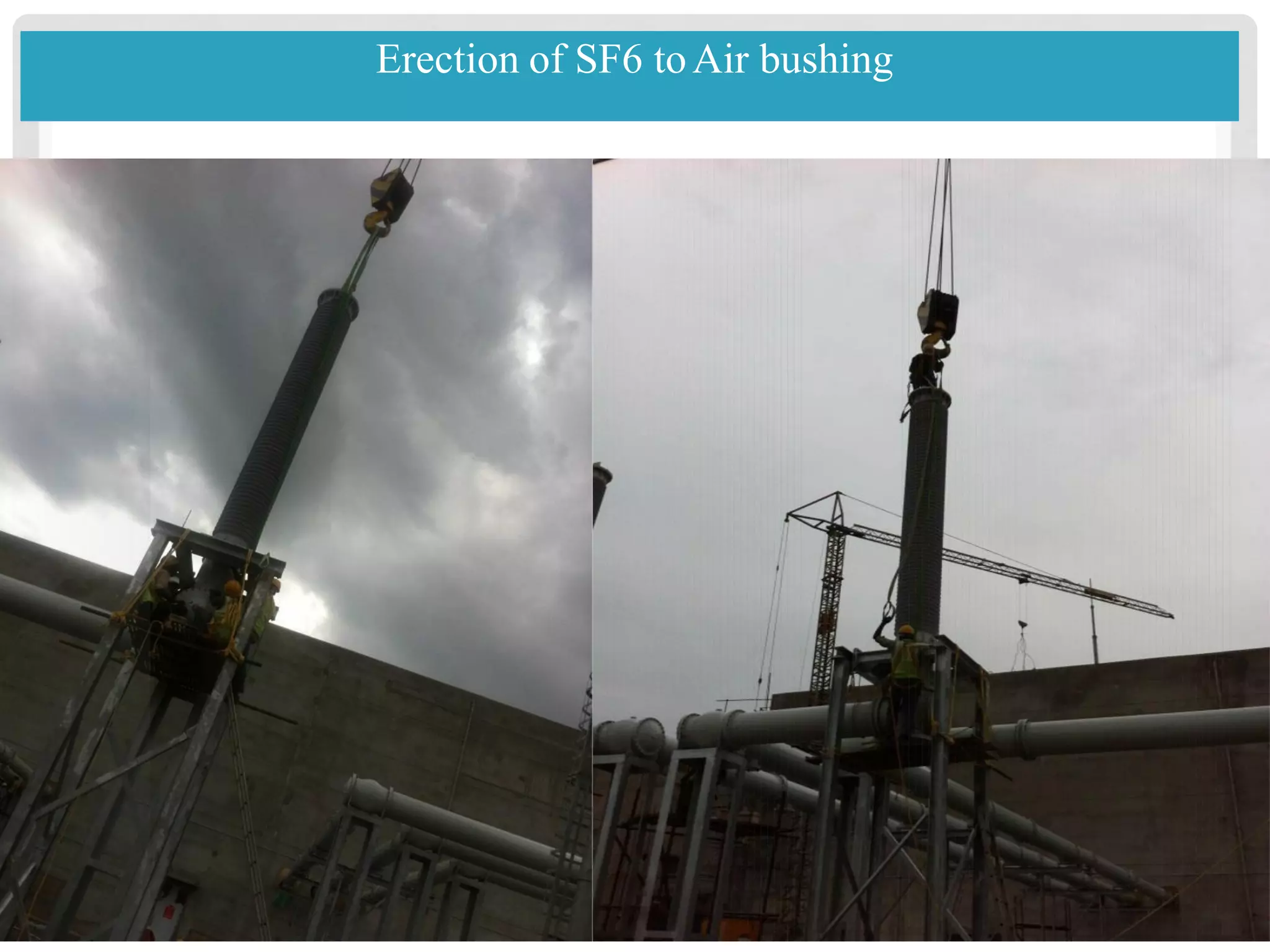 400kV GIS Substation Erection Sequence | PDF
