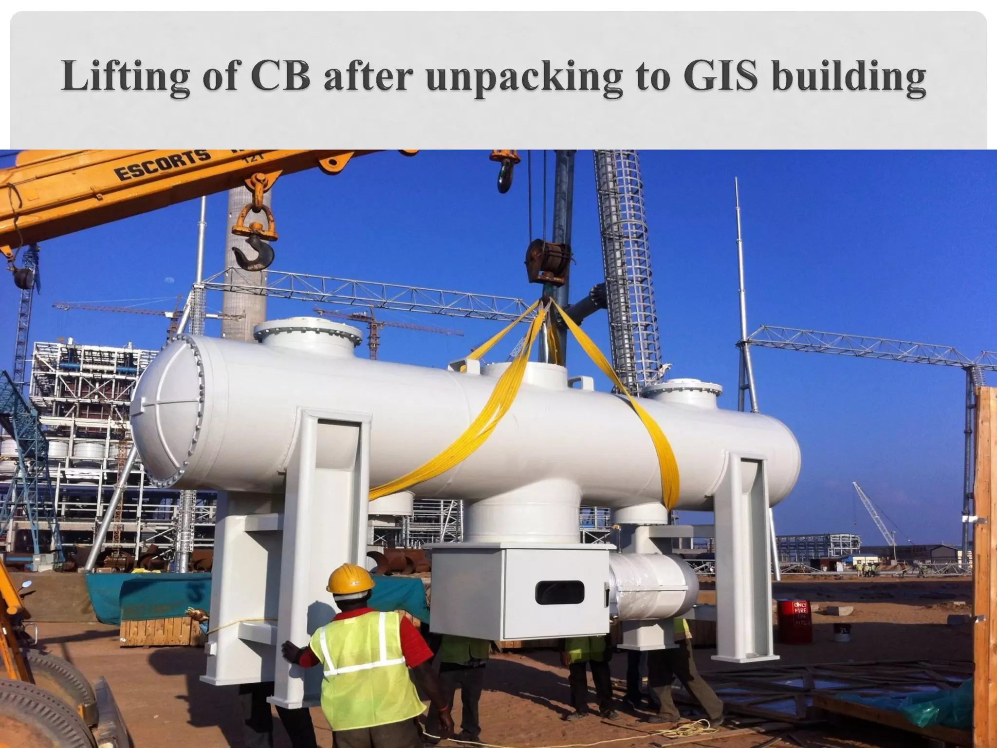 400kV GIS Substation Erection Sequence | PDF