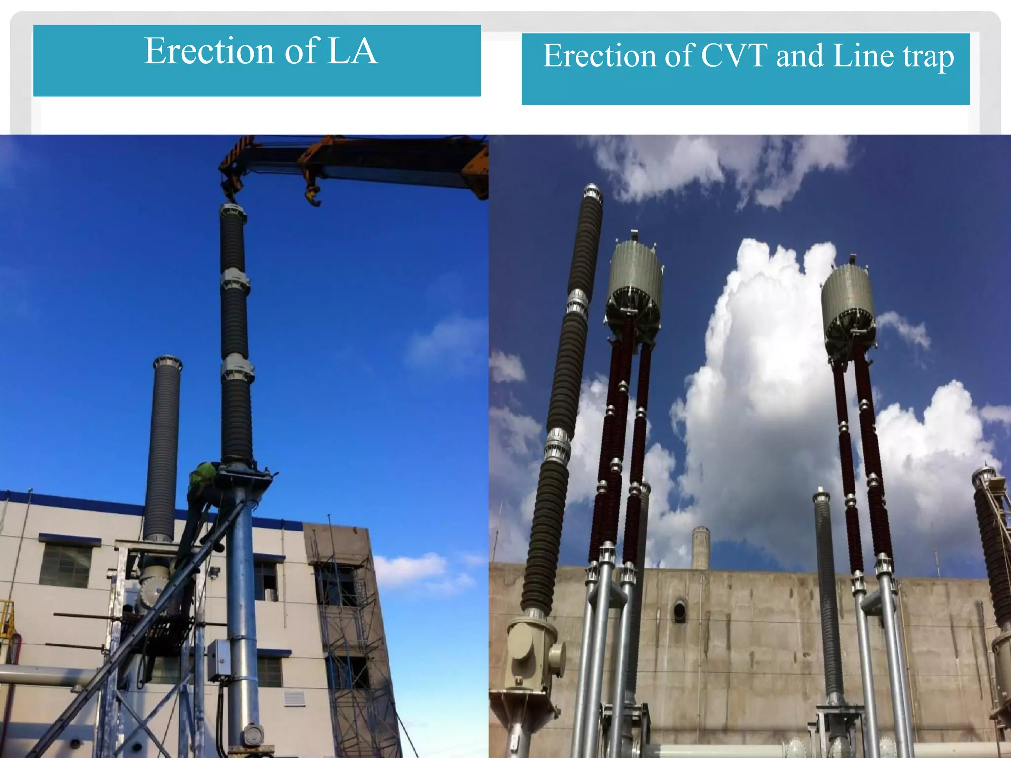 400kV GIS Substation Erection Sequence | PDF