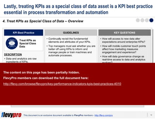 [Whitepaper] Key Performance Indicators (KPIs): Best Practices | PPT
