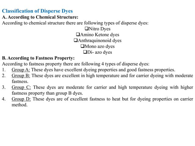 wet processing engineering( dyes) Sulphur dye | PPT