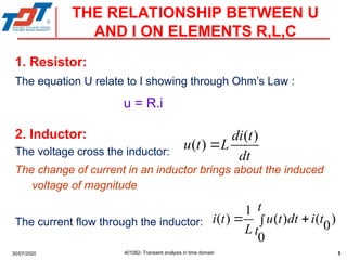 401062-CHAPTER 1-TRANSIENT ANALYSIS IN TIME DOMAIN.ppt
