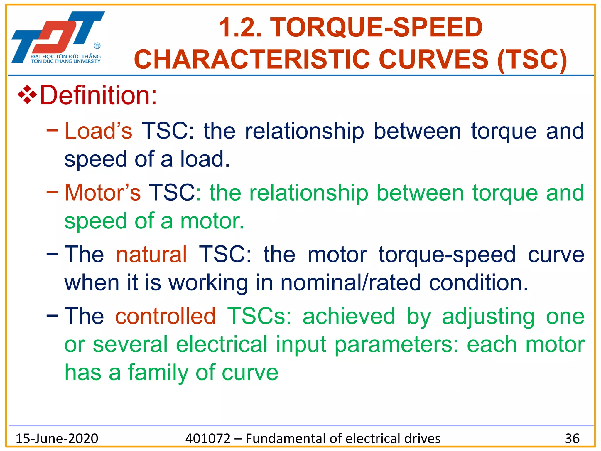 401072 chapter 1 fundamental of electrical drives | PPT