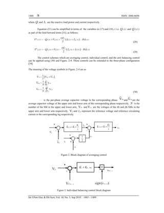 Enhanced decoupled current control with voltage compensation for modular multilevel converter ...