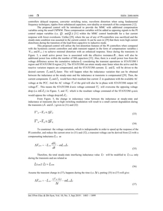Enhanced decoupled current control with voltage compensation for modular multilevel converter ...