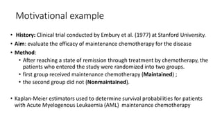 Presentation on Kaplan Meier_official3 | PDF