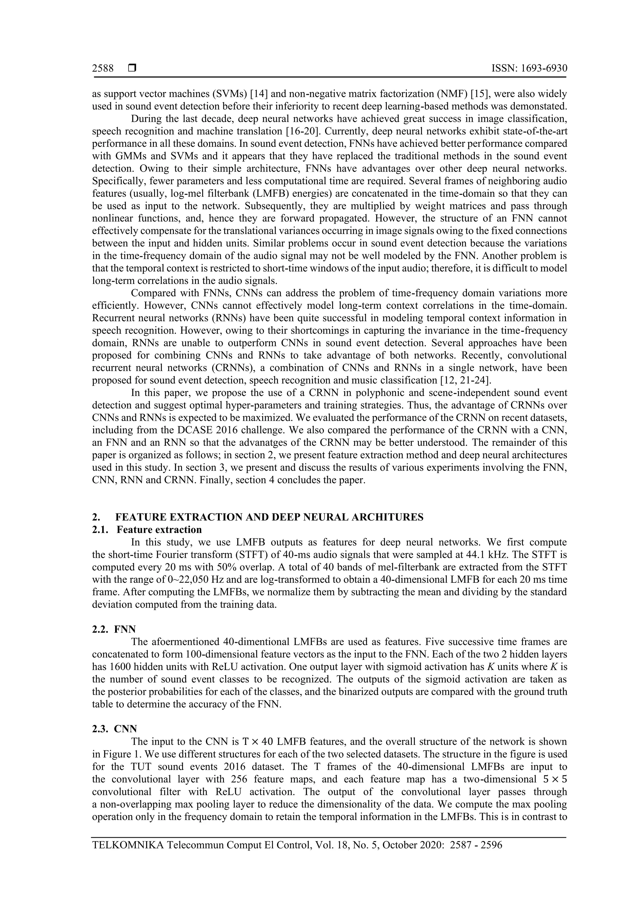 Sound Event Detection Using Deep Neural Networks Pdf