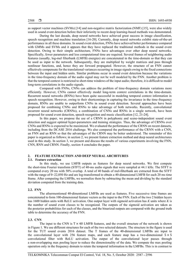 Sound event detection using deep neural networks | PDF