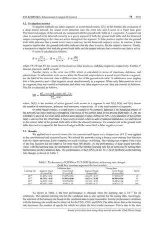 Sound event detection using deep neural networks | PDF