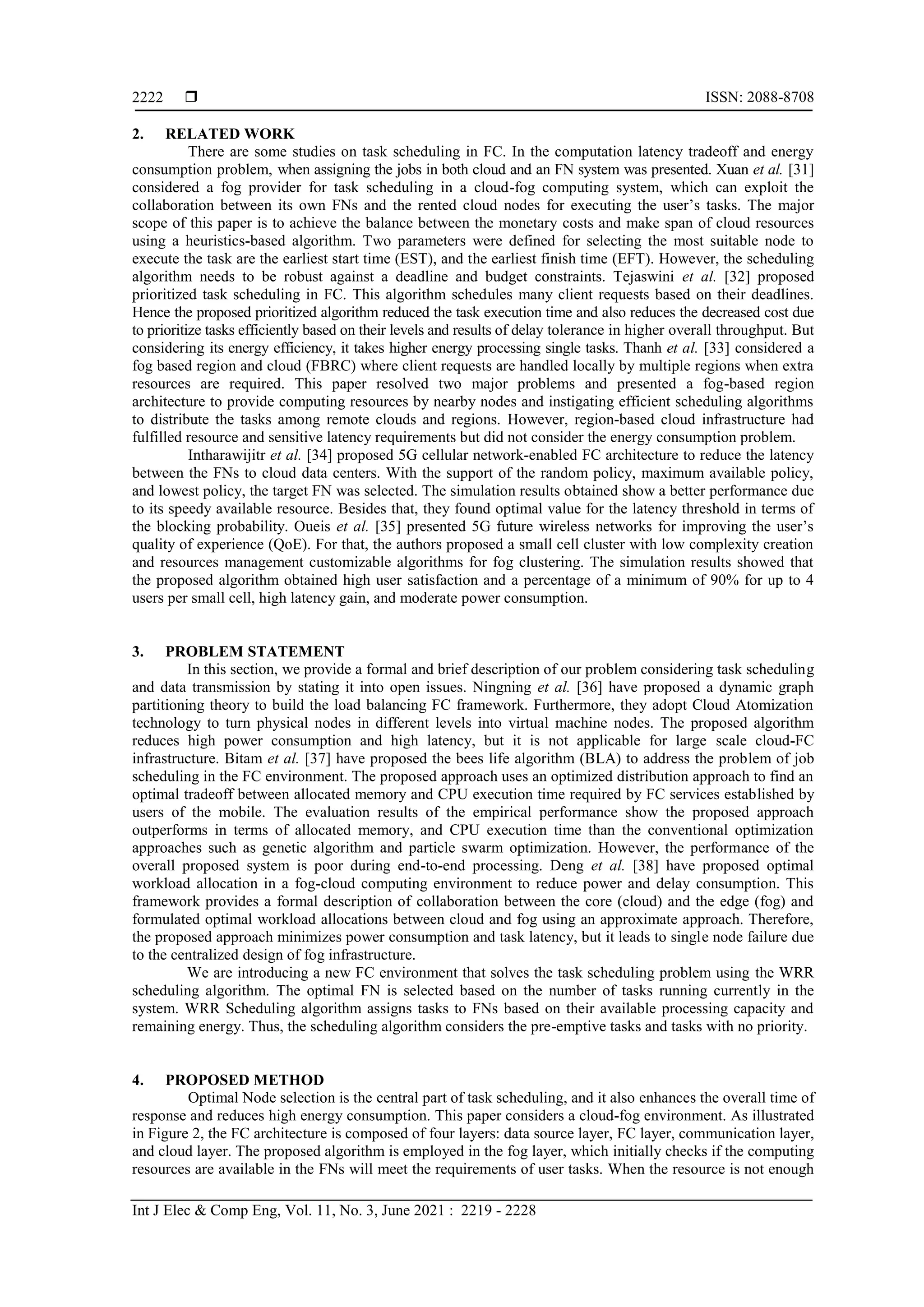 Fog computing scheduling algorithm for smart city | PDF
