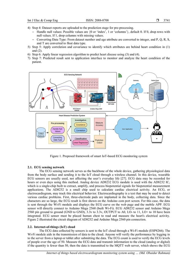 Internet Of Things Based Electrocardiogram Monitoring System Using Machine Learning Algorithm Pdf