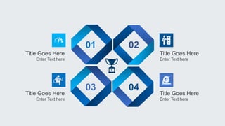 Animated Blue Gradient PowerPoint Template | PPT