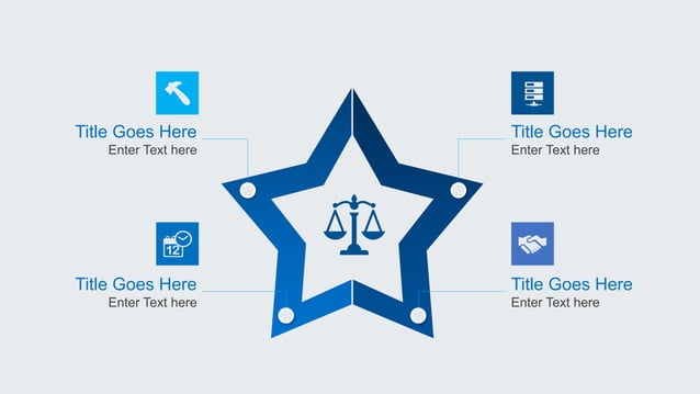 Animated Blue Gradient PowerPoint Template | PPT