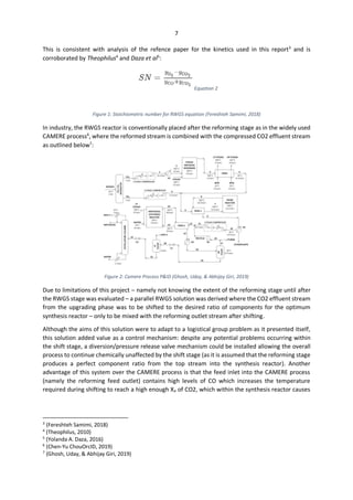 Design Proposal for a Bio-Methanol Synthesis Plant: Individual Unit ...