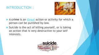 401799841-Increasing-Crimes-and-Suicides-Among-Youth.pptx