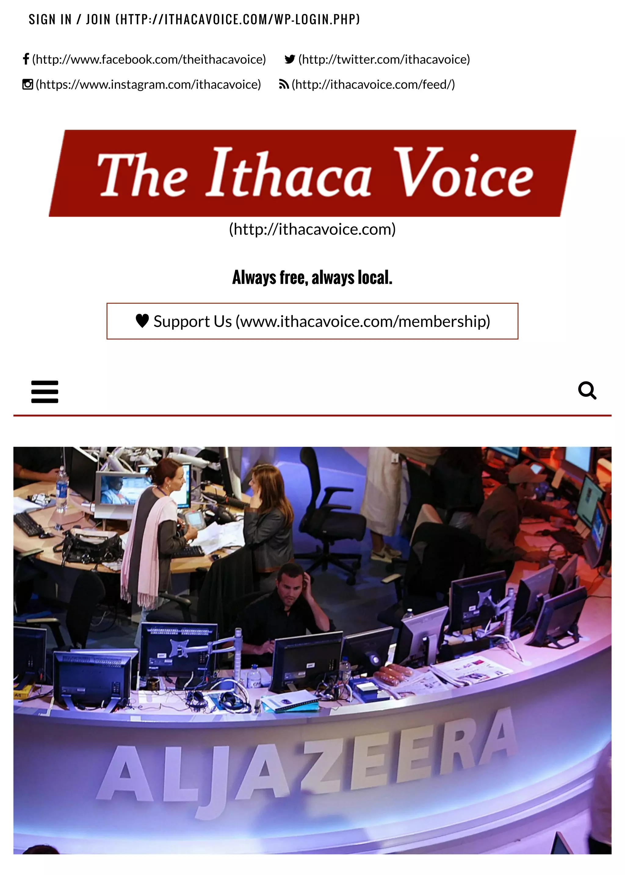 7 of the best quotes from Al-Jazeera editor's lecture in Ithaca | PDF