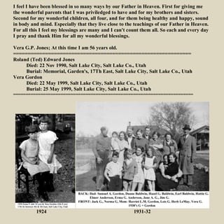 Vera Gordon P. Jones | PDF