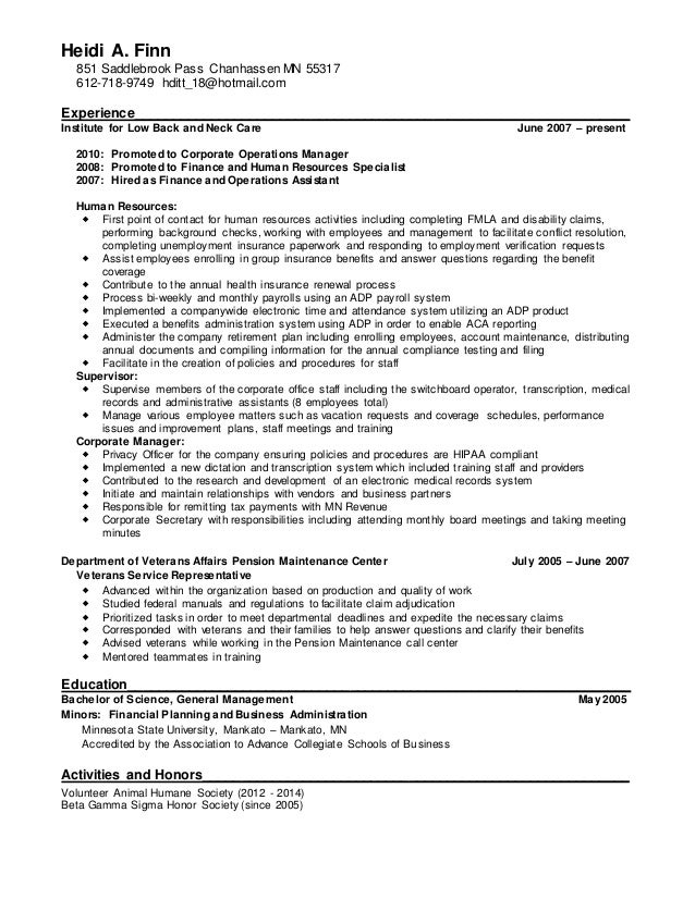 Heidi Finn Resume 2016-01-17