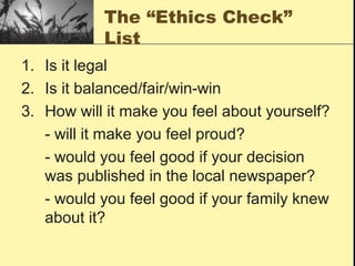 Ethics and Entrepreneurship -0225 | PPT