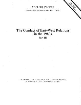 Portny_Iris J_ Adelphi Papers IISS Public Opinion and East West ...