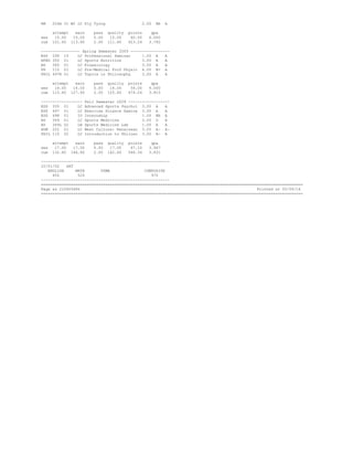 BYU Transcript | PDF