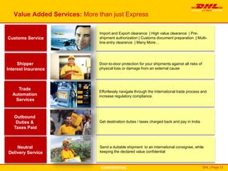 DHL Corporate Customer Presentation | PPTX