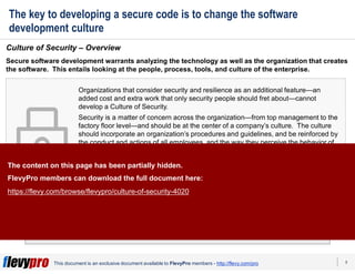 Culture of Security | PPT