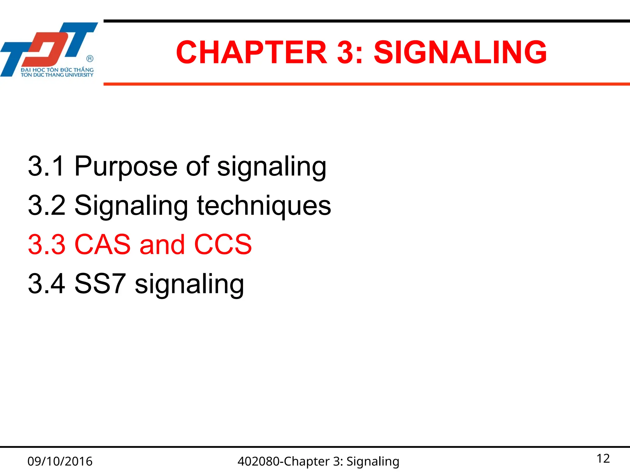 402080 - TELECOMMUNICATION TRANSMISSION AND SWITCHING SYSTEMS - CHAPTER ...