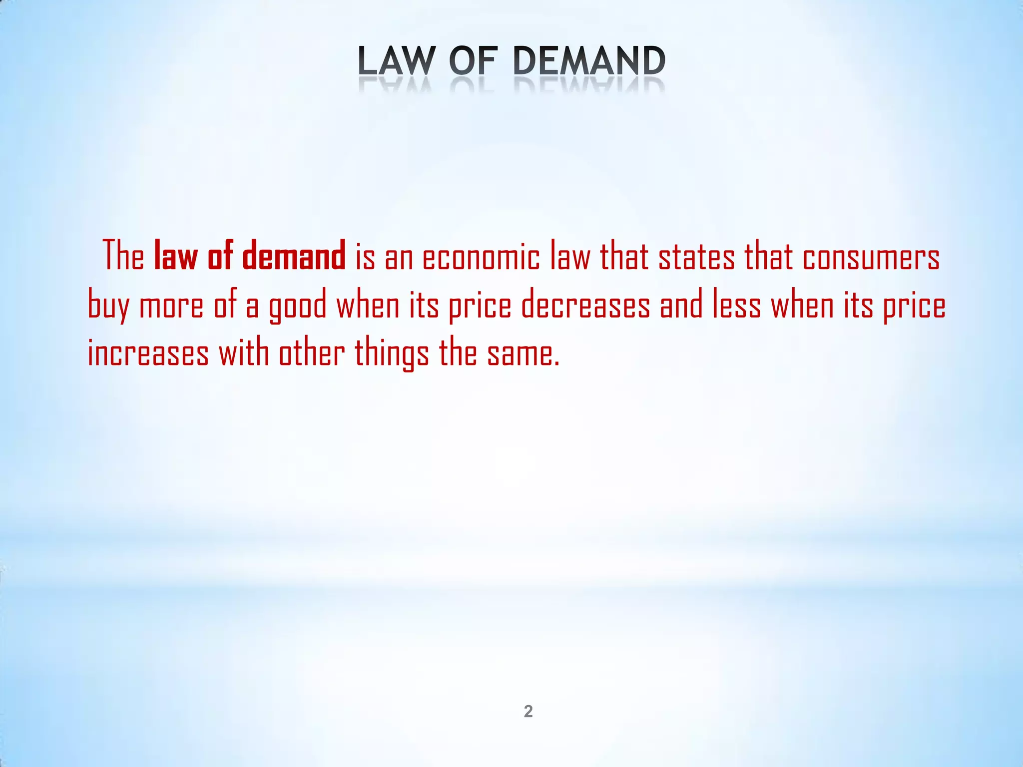 40215240 law-of-demand | PPT