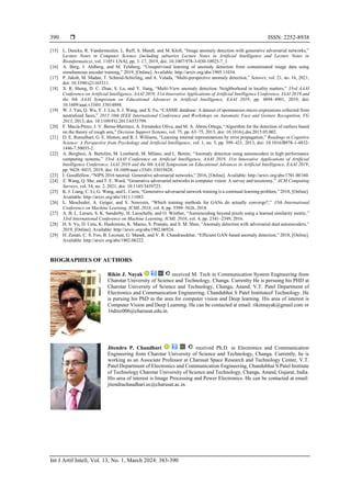 Anomaly detection using deep learning based model with feature ...