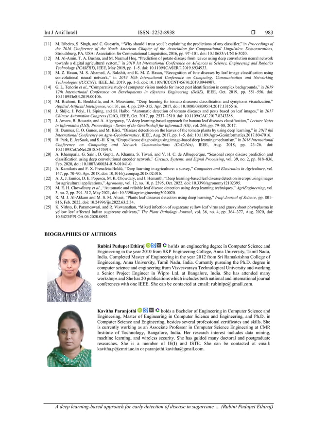 A Deep Learning Based Approach For Early Detection Of Disease In Sugarcane Plants An
