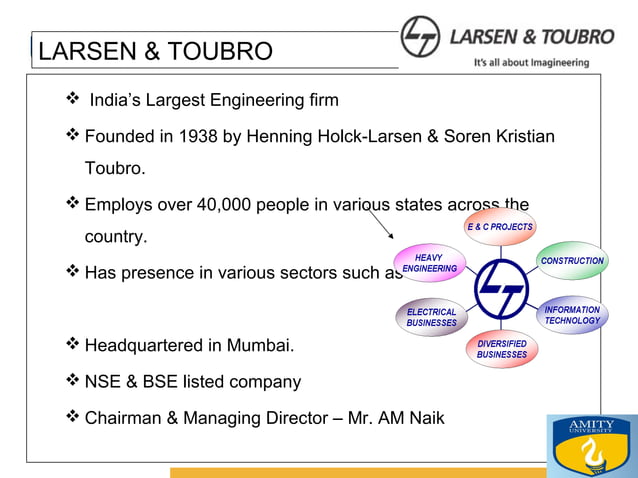 40256100 presentation-larsen-toubro | PPT